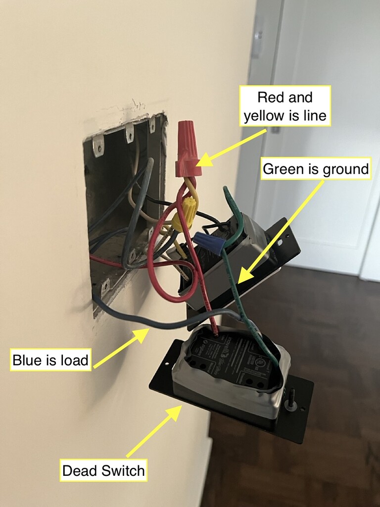 Issue With Wiring Blue Series Smart 2-1 Switch / Fried Switch - Wiring ...