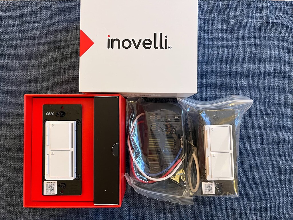 For Sale: 2 Red Series Fan/Light (LZW36) Switches - Buy, Swap & Sell ...